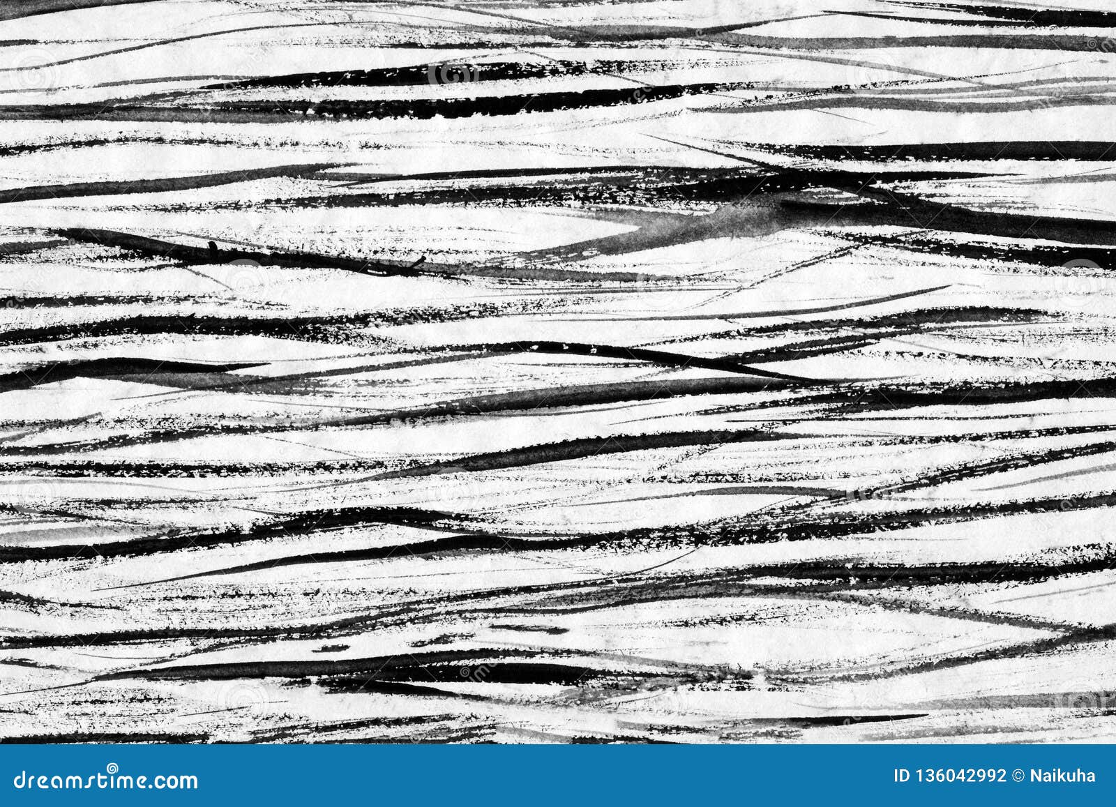 Hand Drawn Abstract Irregular Texture of Ink Lines on a Paper Stock ...