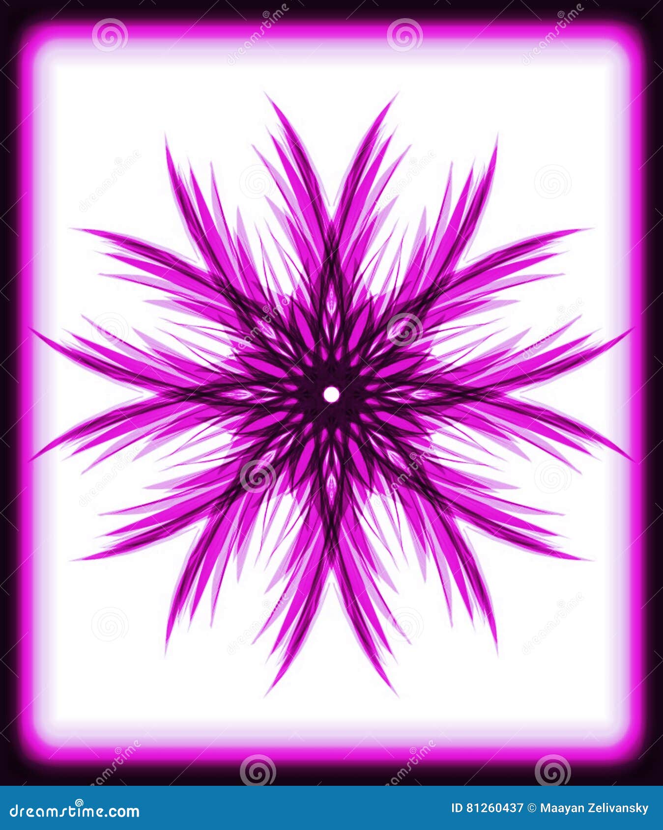 Hand Drawn Abstract Magenta Illustration Stock Illustration ...