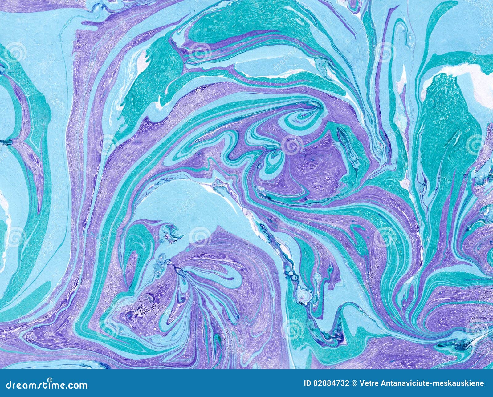 Hand Drawn Abstract Marble Texture. Handmade with Liquid Paint Stock ...