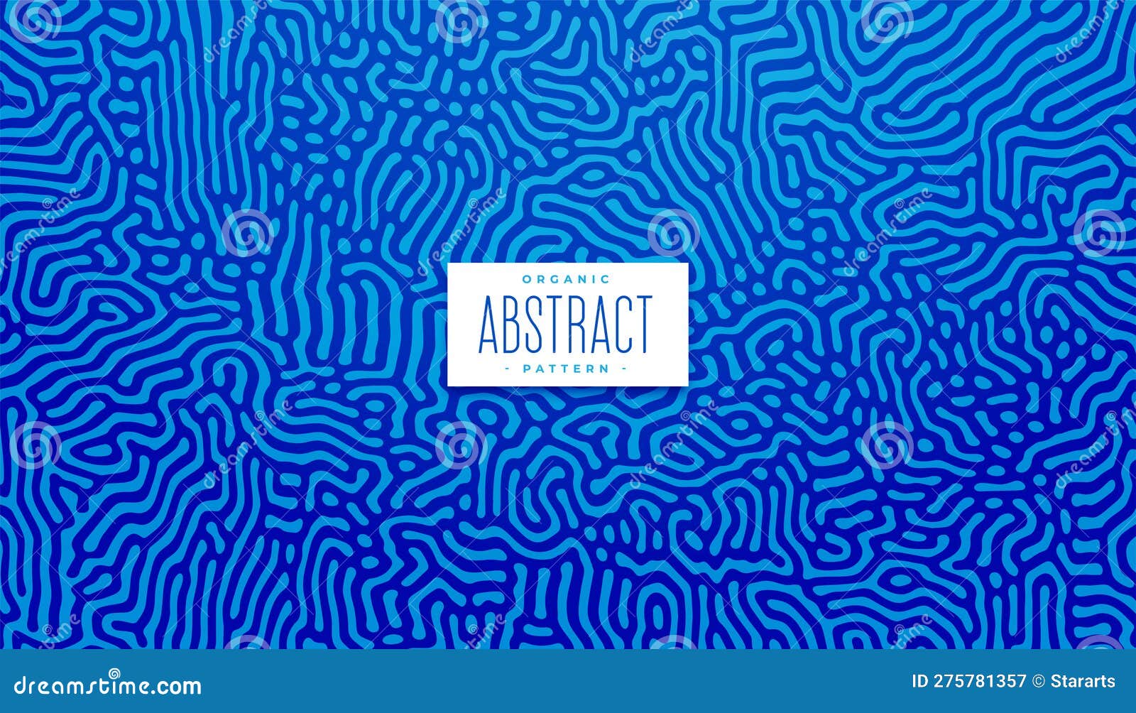 Hand Drawn Abstract Organic Pattern Wallpaper Design Stock Vector ...