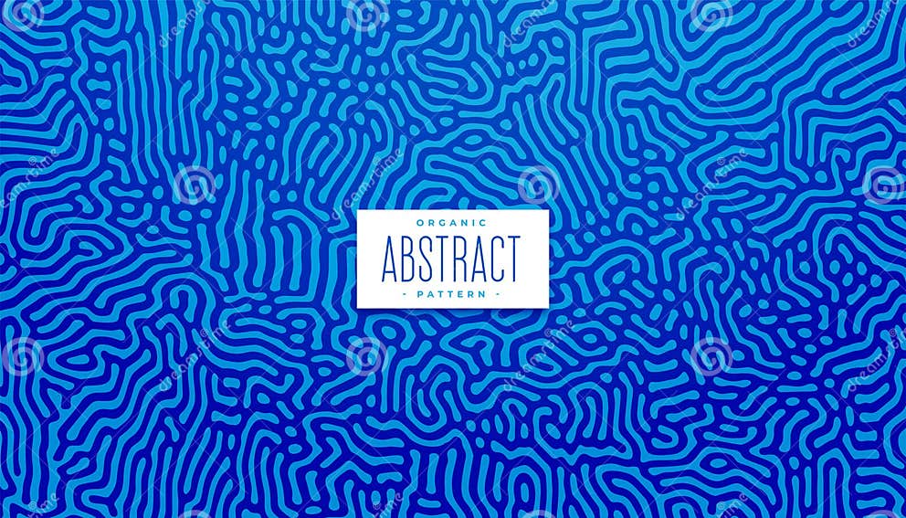 Hand Drawn Abstract Organic Pattern Wallpaper Design Stock Vector ...