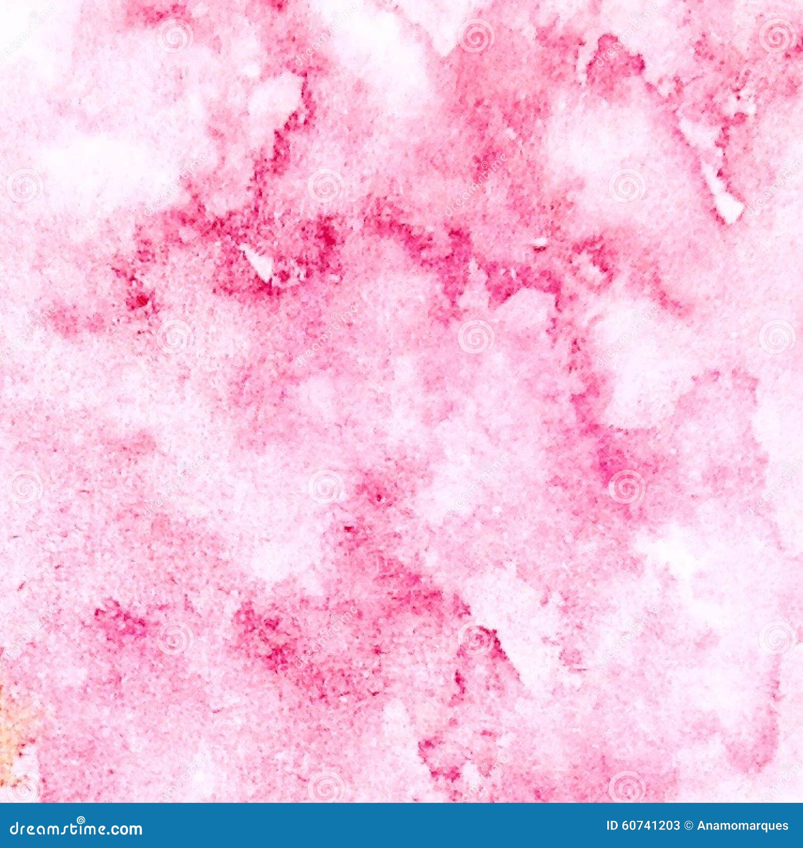 Hand Drawn Abstract Square Pink Watercolor Grunge Background Stock ...