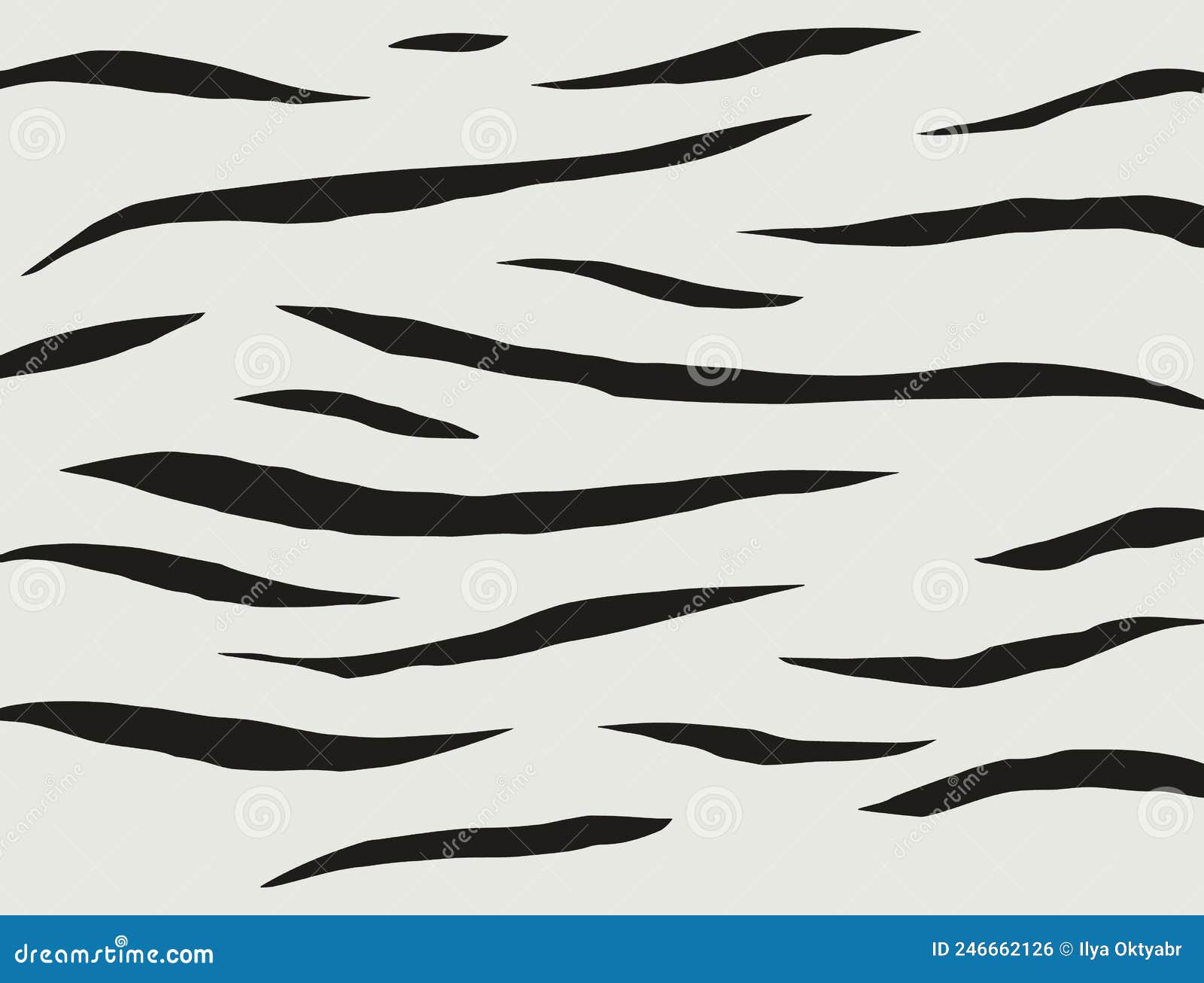 Hand Drawn Abstract Stripe Elements Design. Vector Illustration Stock ...