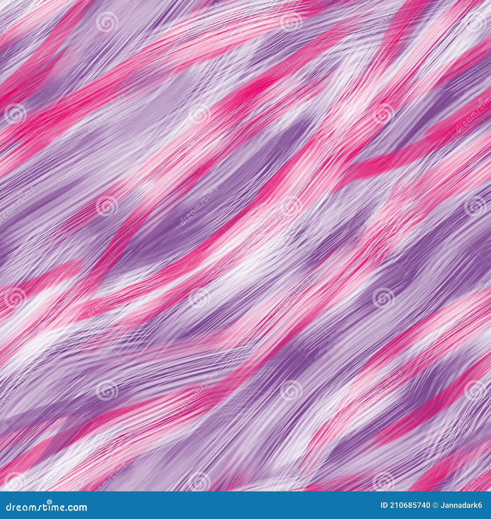 Hand Drawn Abstract Warm Colors Waves Pattern Stock Illustration ...