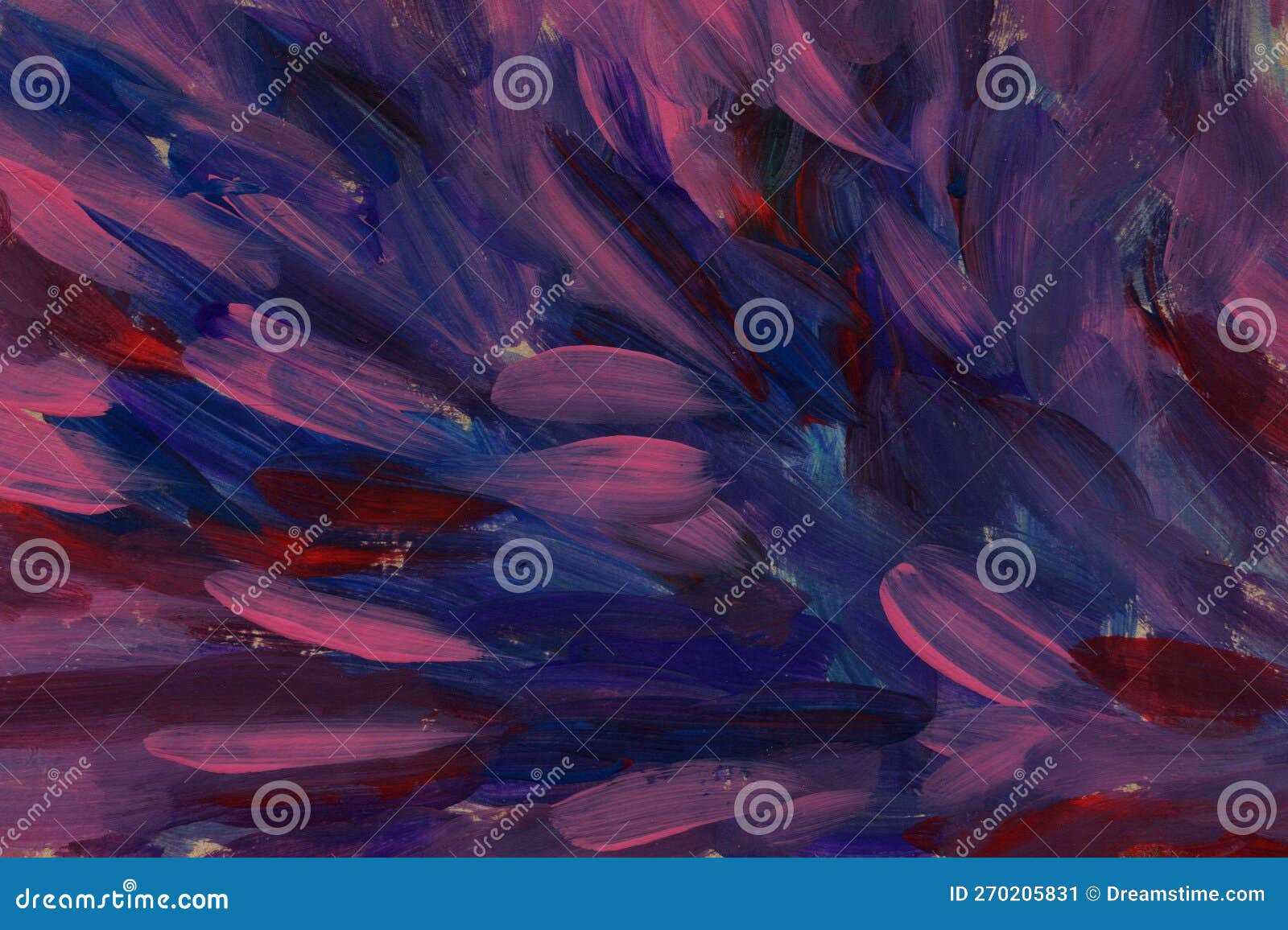 Hand Drawn Acrylic Colorful Texture Stock Illustration - Illustration ...