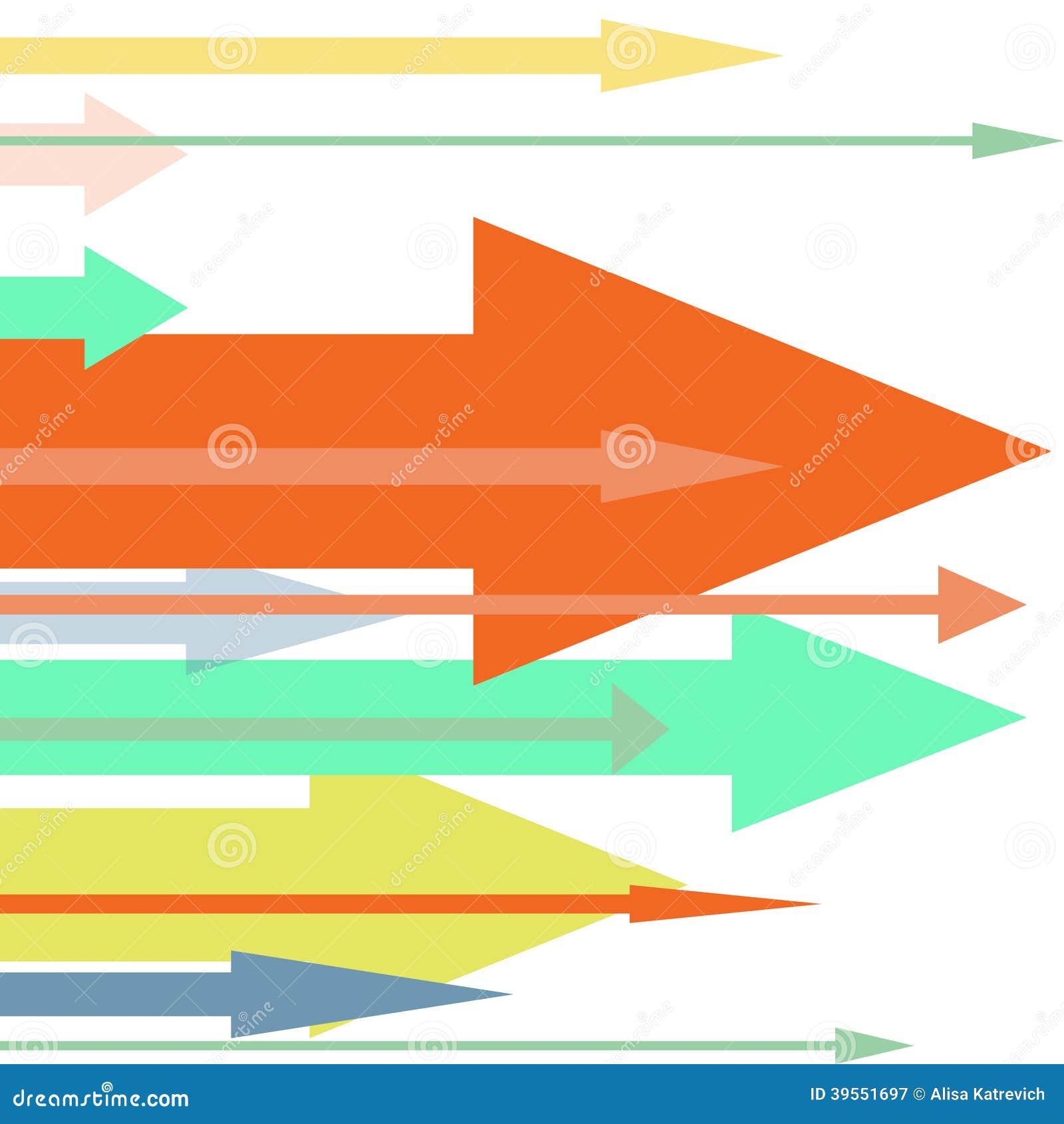 Hand Drawn Arrow Collection Isolated. Stock Illustration - Illustration ...