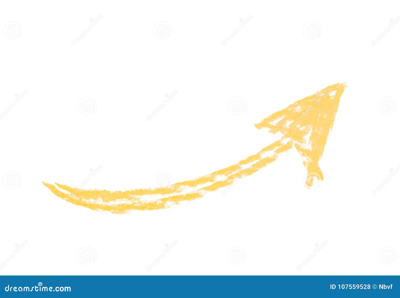 Hand Drawn Arrow Symbol Isolated Stock Photo - Image of decoration ...