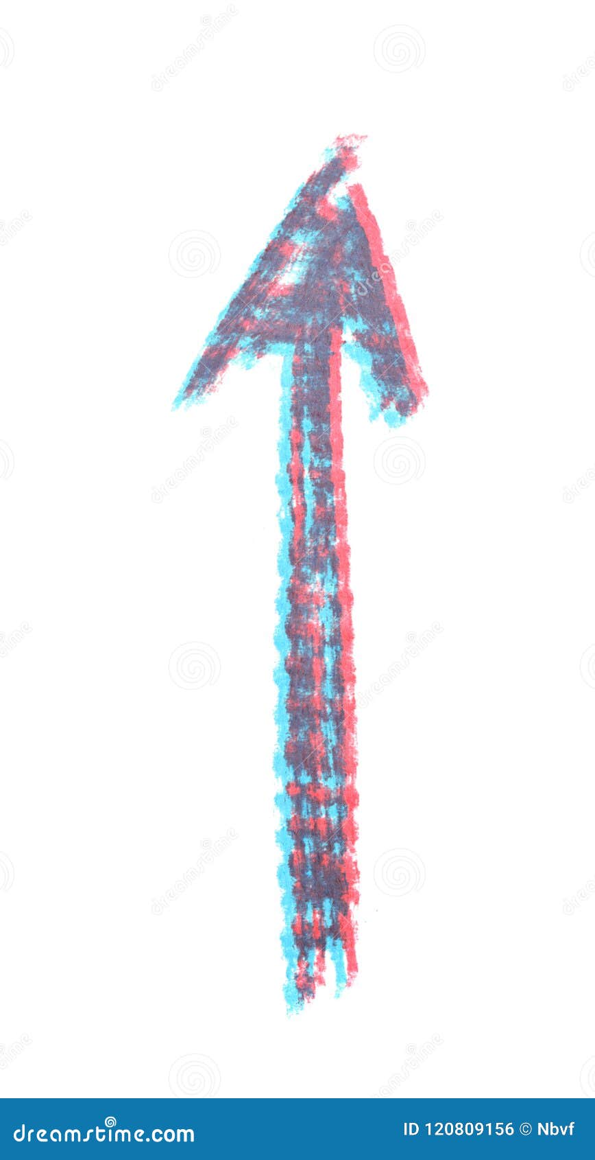 Hand Drawn Arrow Symbol Isolated Stock Illustration - Illustration of ...