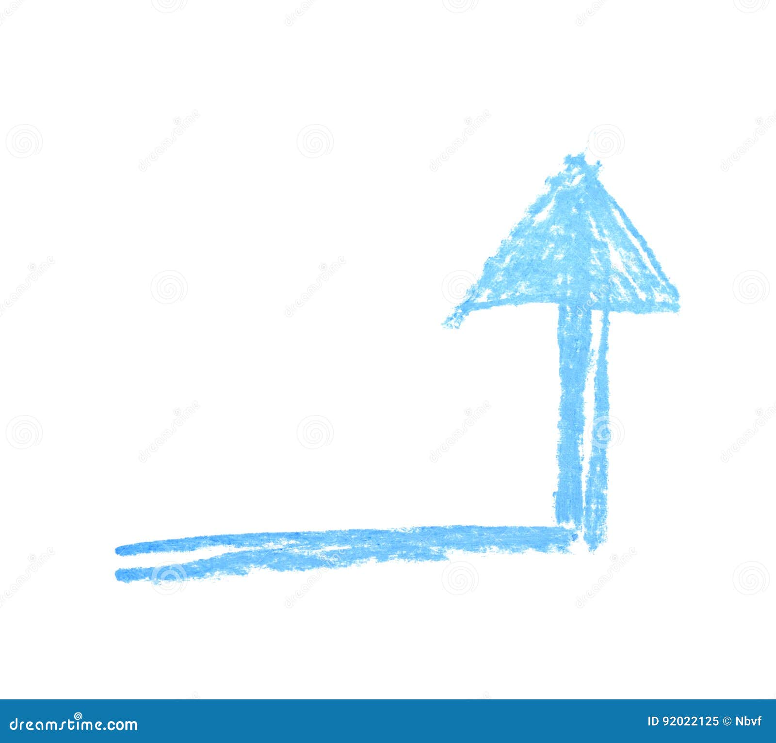 Hand Drawn Arrow Symbol Isolated Stock Illustration - Illustration of ...