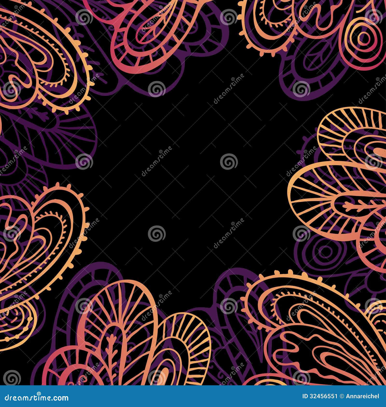 Hand drawn background stock illustration. Illustration of asia - 32456551