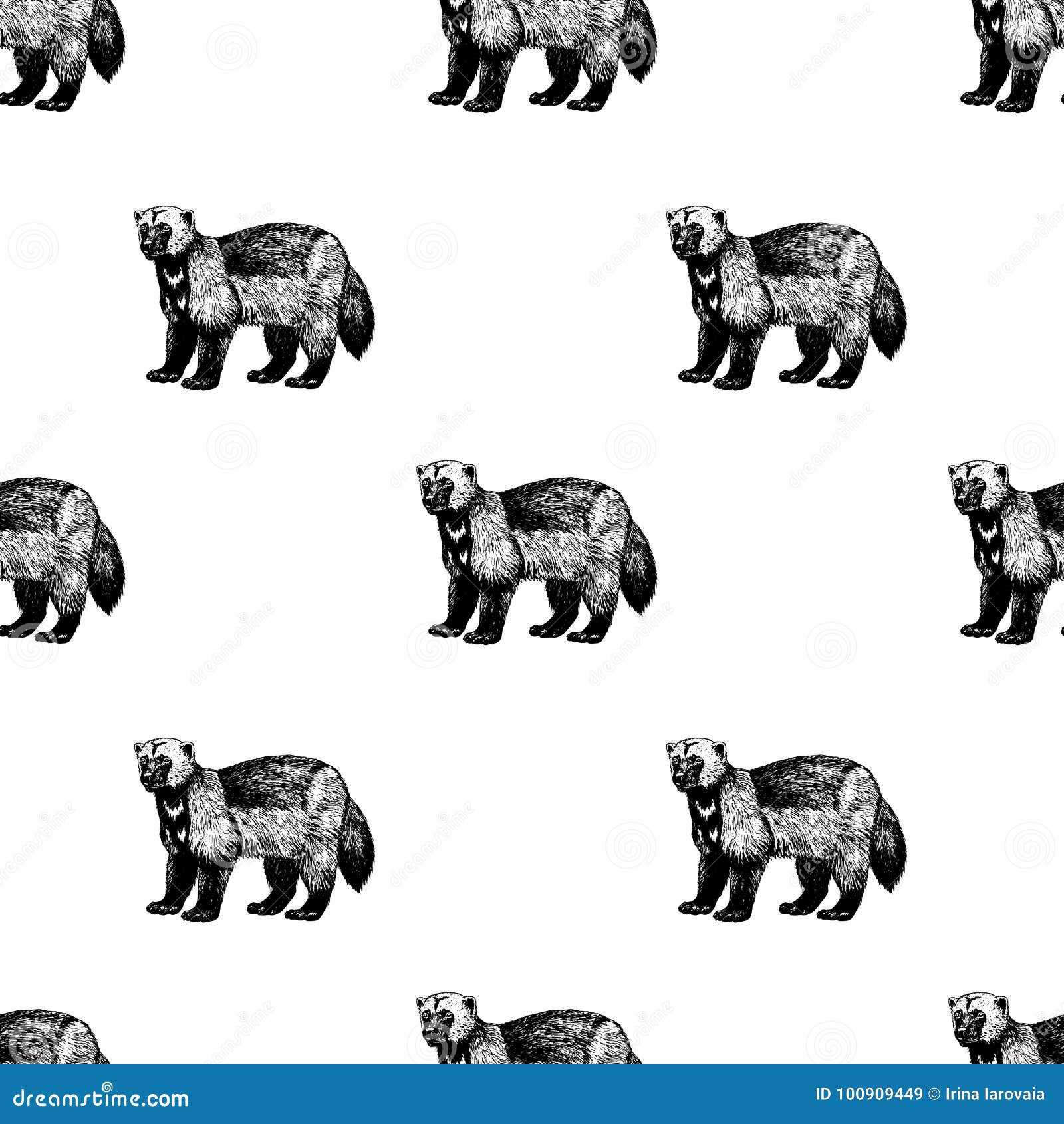 Wolverine Vector Silhouettes | CartoonDealer.com #56870927