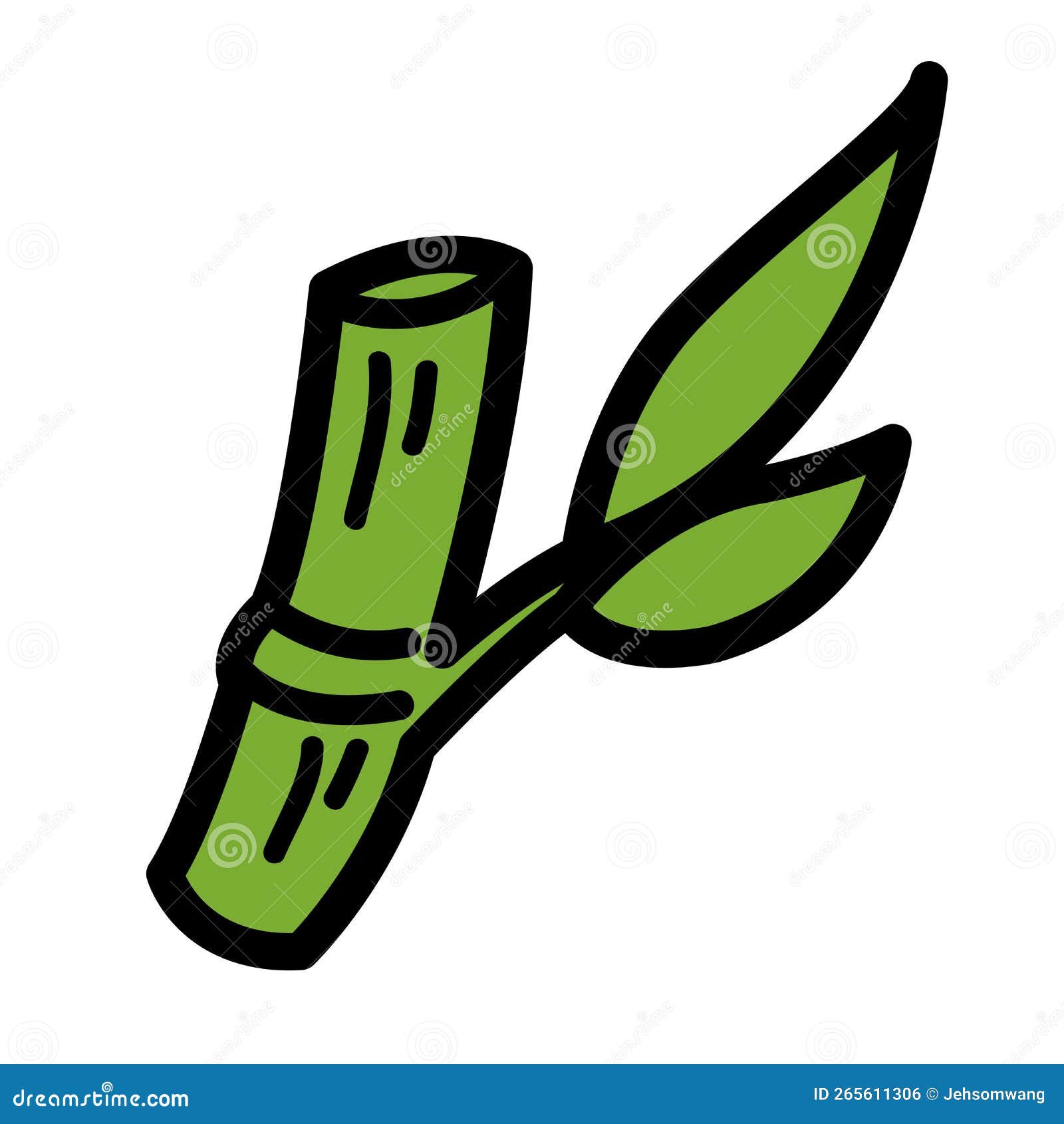 Bamboo Illustration Vector Minimalist Design For Decor And Art Projects ...