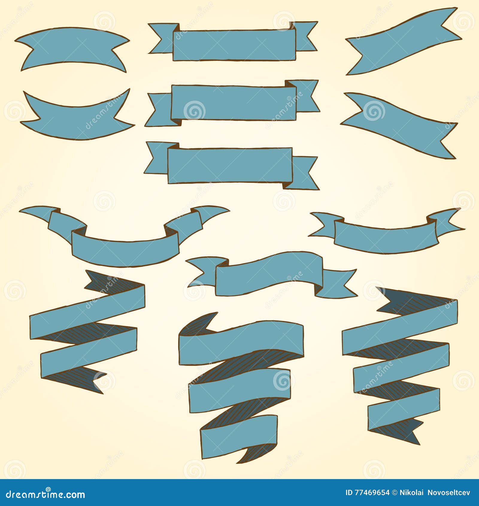 Hand drawn banners set stock vector. Illustration of limited - 77469654