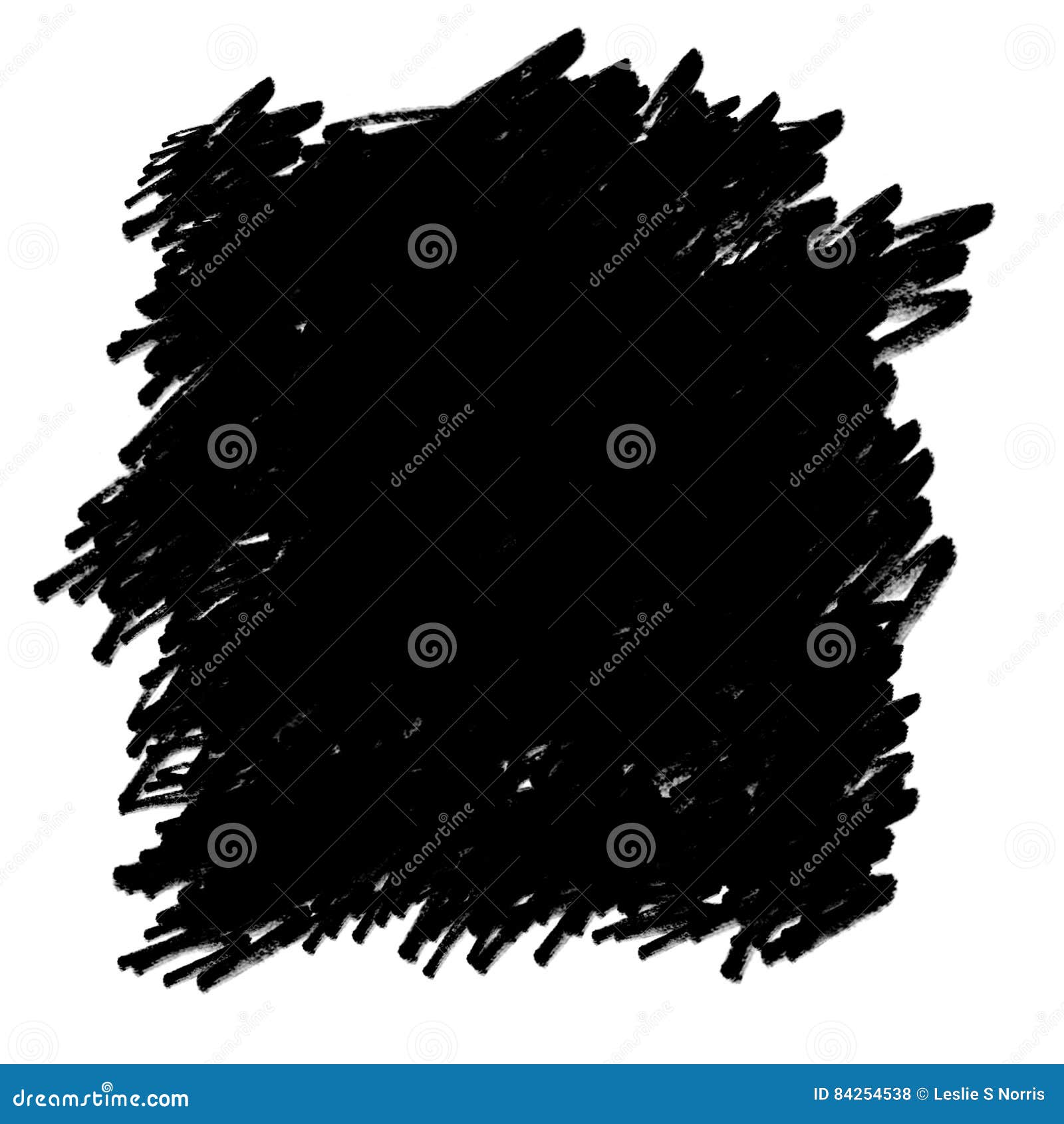Hand-Drawn Black Permanent Marker Abstract Background. Stock ...
