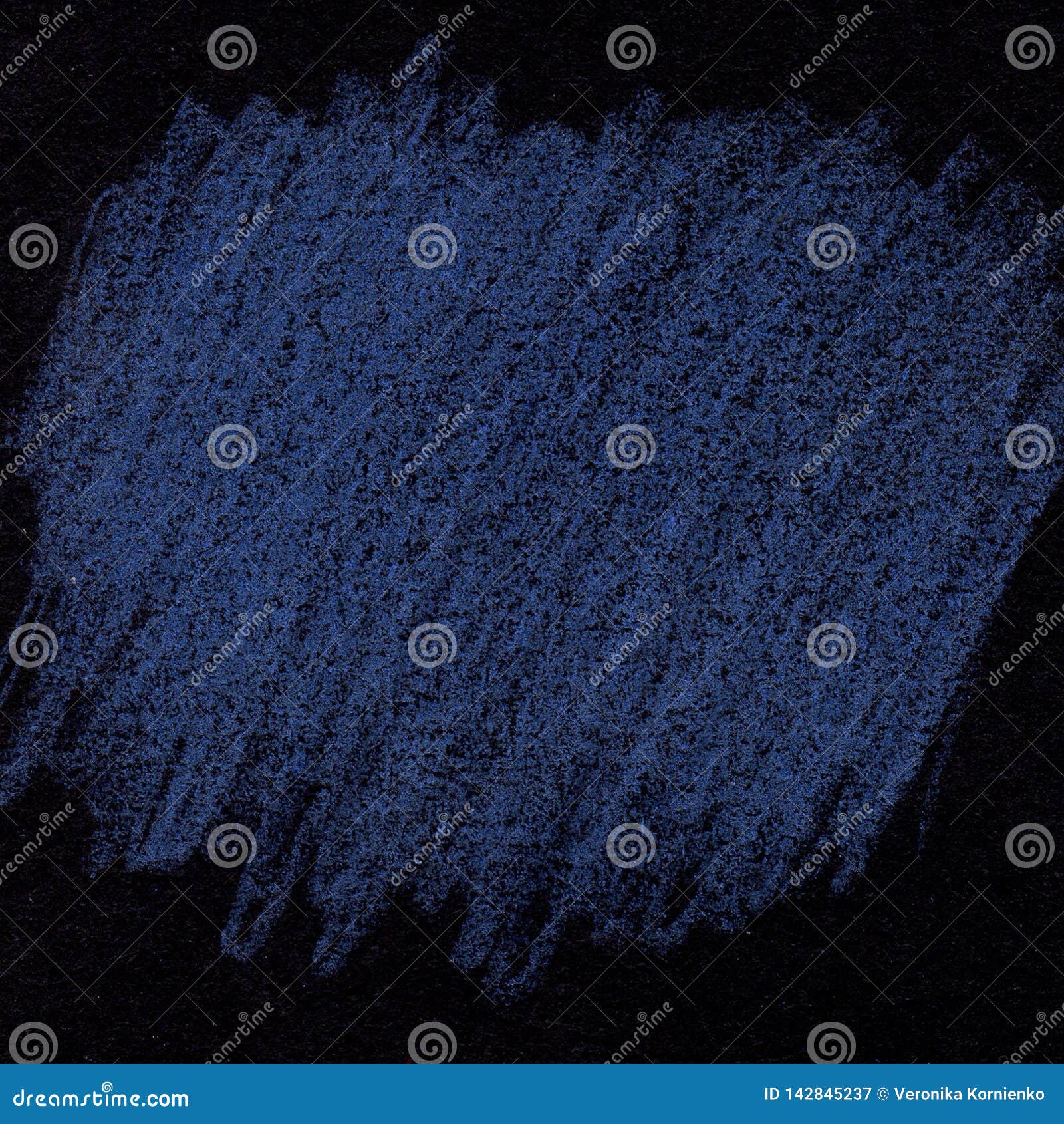 Blue Chalk Texture on Black Background Stock Illustration ...