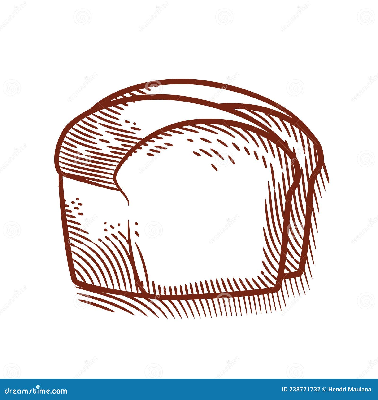 Hand Drawn Bread and Bakery Vector Illustration Line Art Stock Vector ...