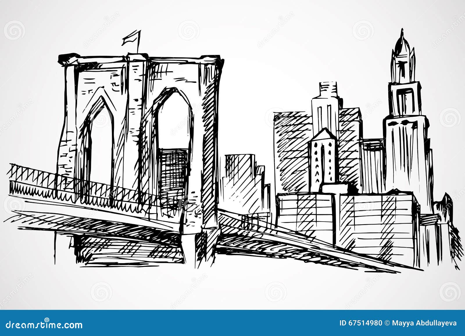 Brooklyn Buildings Stock Illustrations – 366 Brooklyn Buildings Stock ...