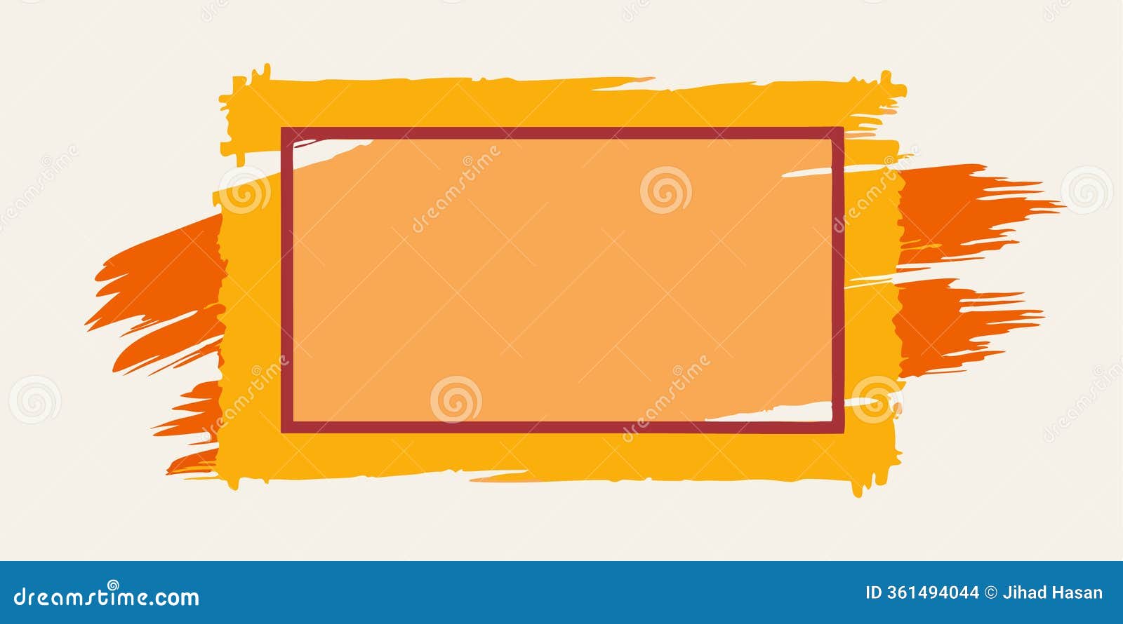 Hand-Drawn Brushstroke Frame Set – Artistic Vector Collection Stock ...