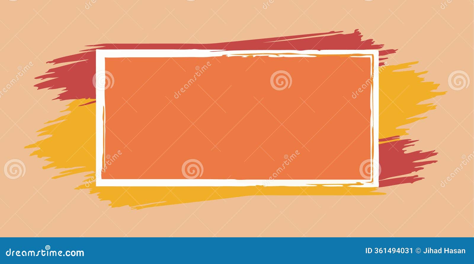 Hand-Drawn Brushstroke Frame Set – Artistic Vector Collection Stock ...