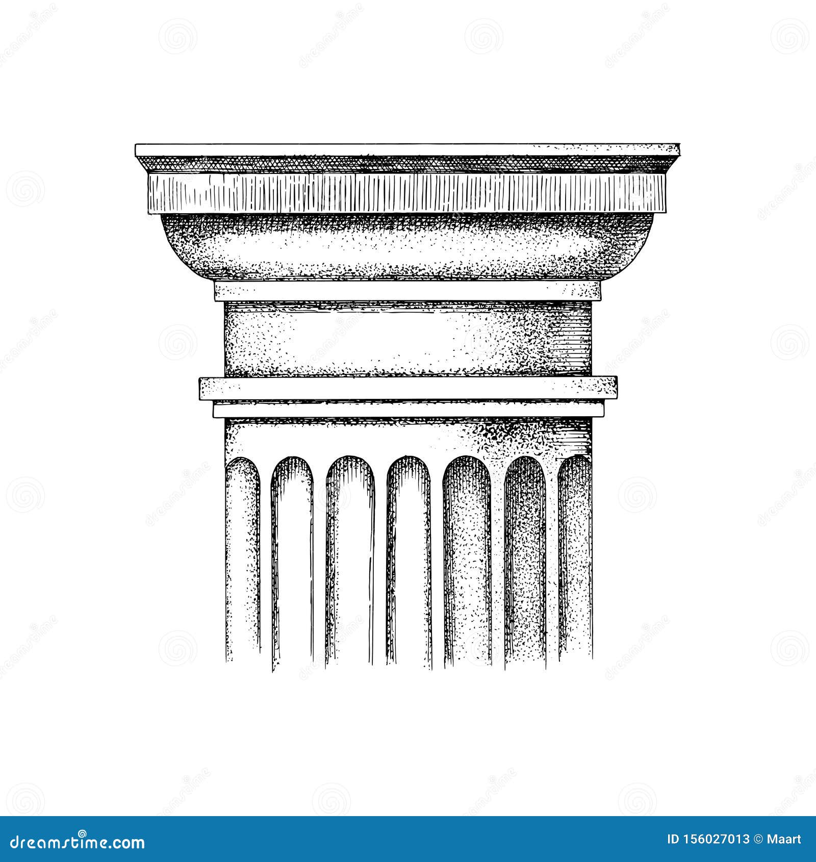 Doric Columns Capital