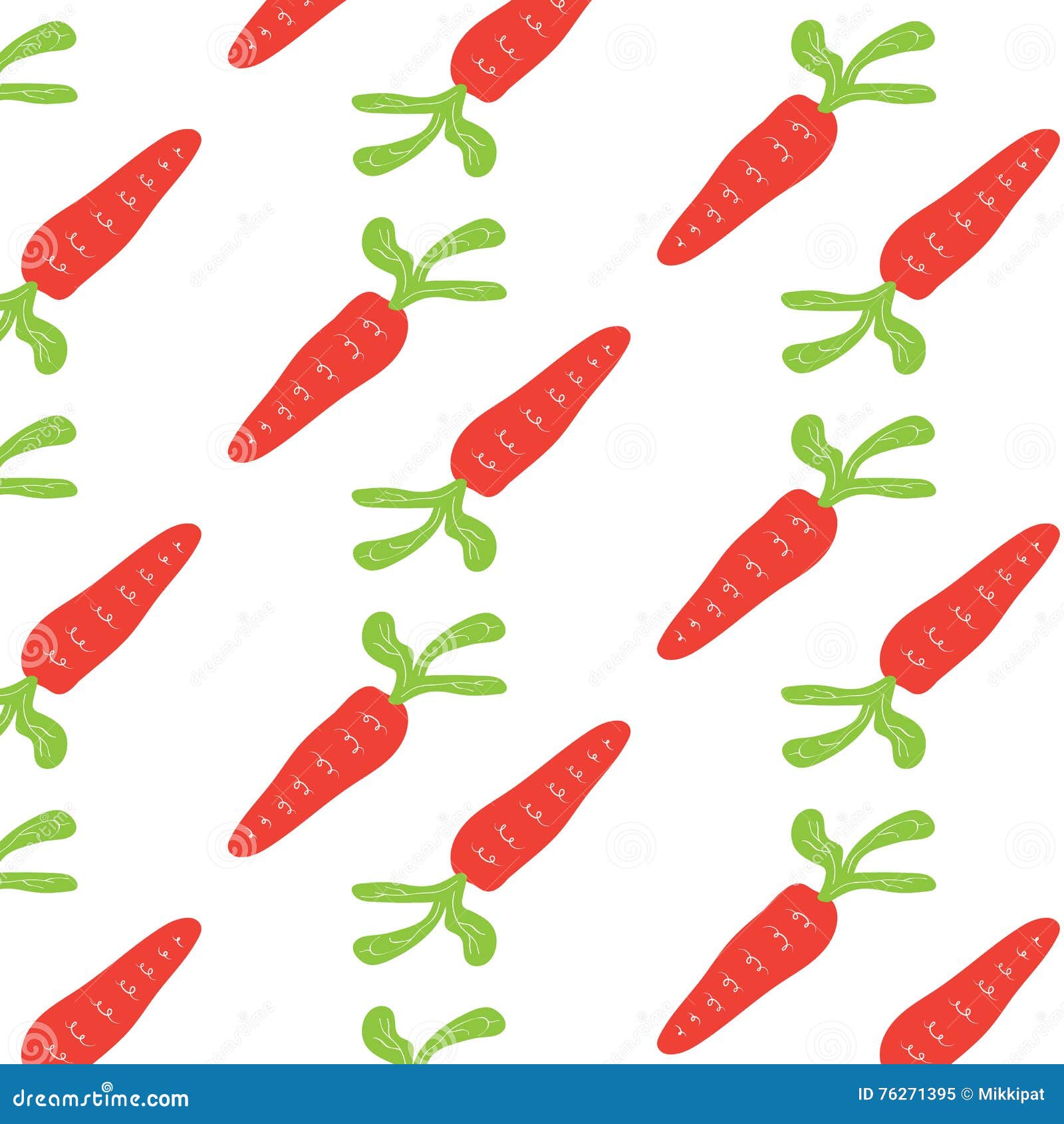 Hand Drawn Carrot Pattern. Seamless Pattern. Print Texture. Fabric ...