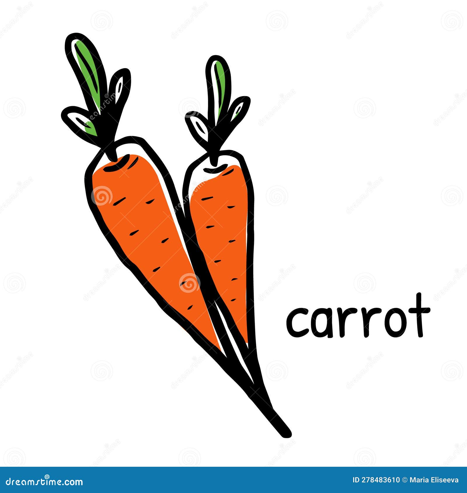 Carrots Logo Vector | CartoonDealer.com #111014538