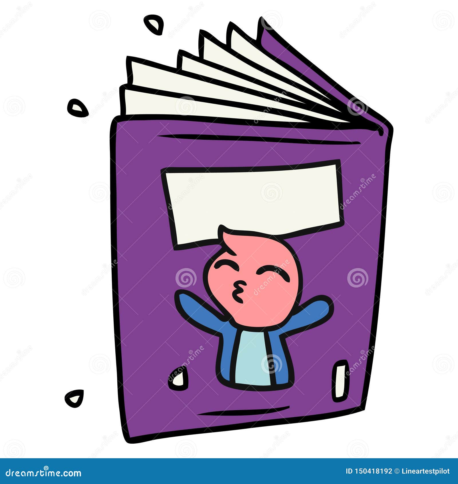 Hand Drawn Cartoon Doodle of a Magazine Stock Vector - Illustration of ...