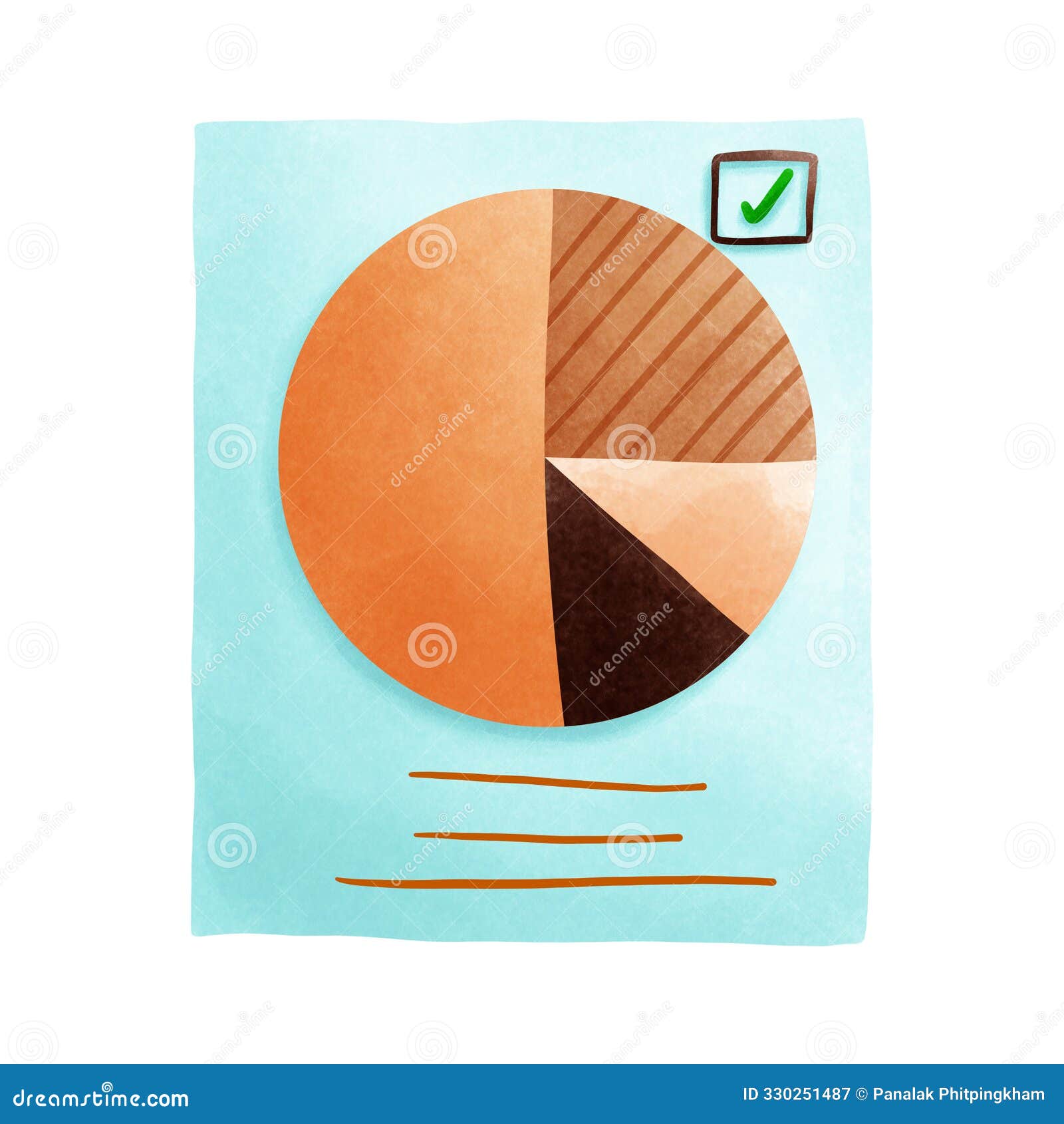 Statistical Graph Cartoon, Statistical Frame Stock Illustration ...