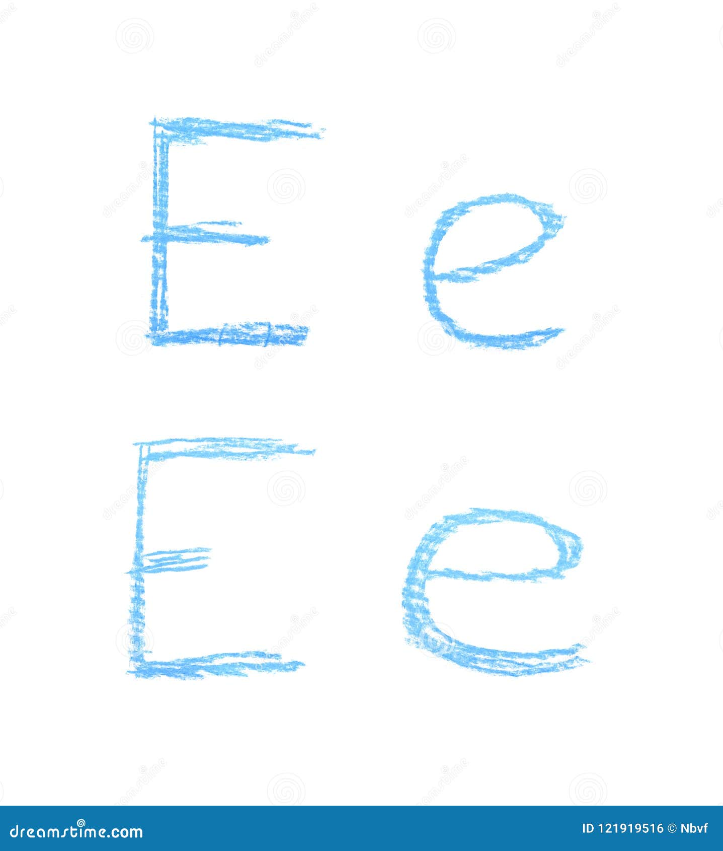 Hand Drawn Letter Set Isolated Stock Photo - Image of alphabet, grunge ...