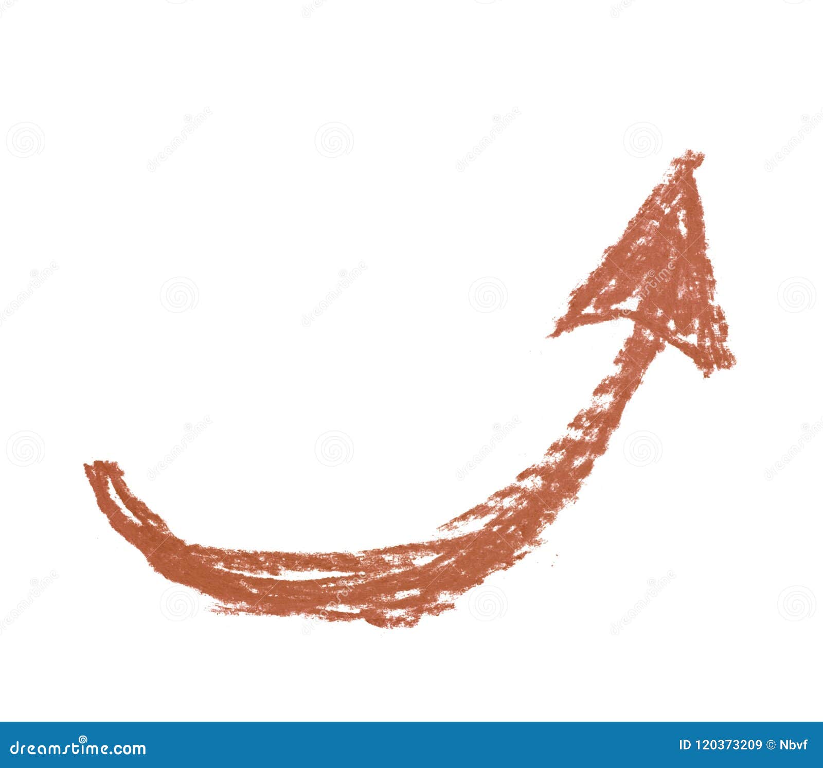 Hand Drawn Arrow Symbol Isolated Stock Illustration - Illustration of ...