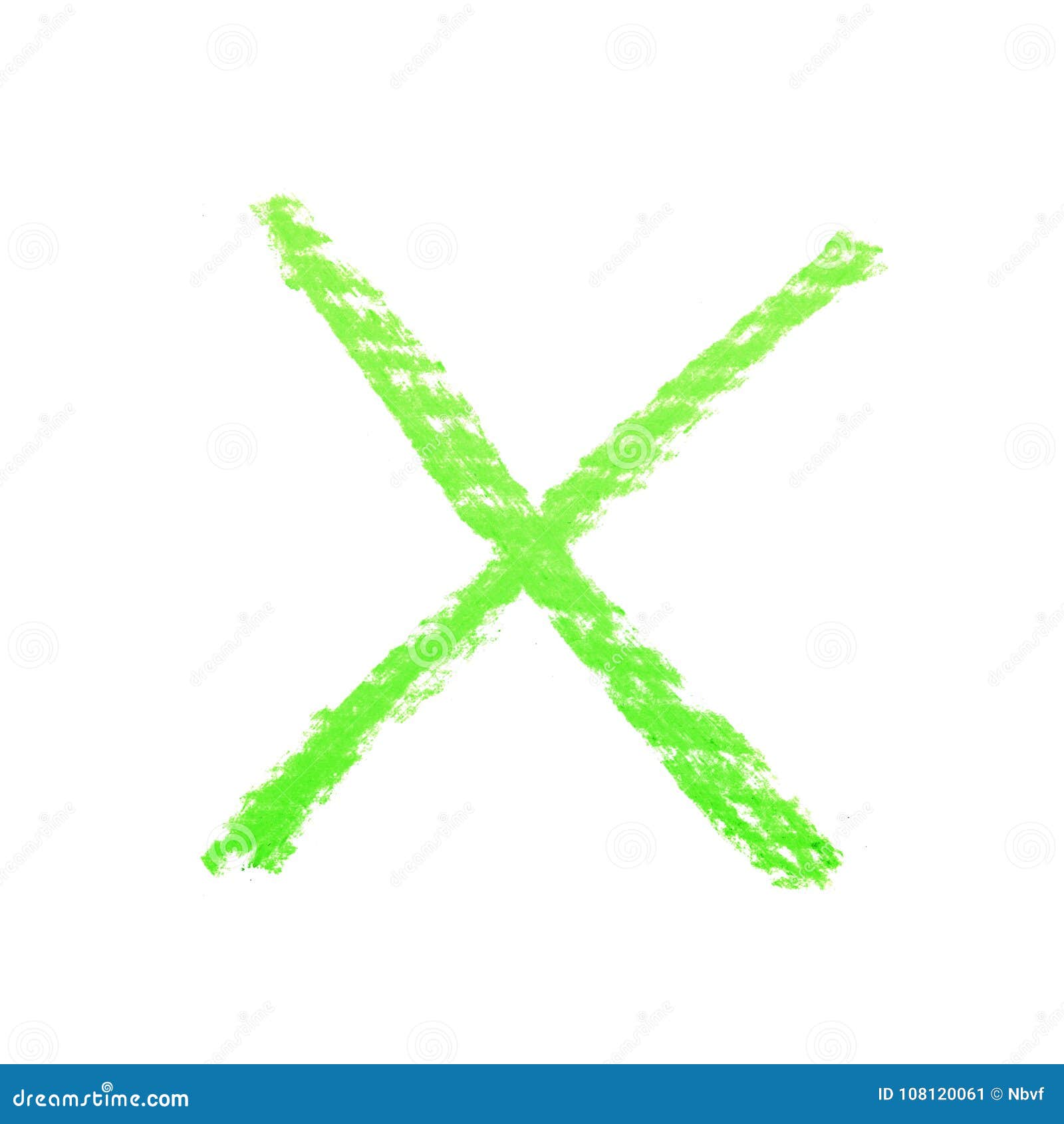 Hand drawn X mark isolated stock image. Image of alpha - 108120061
