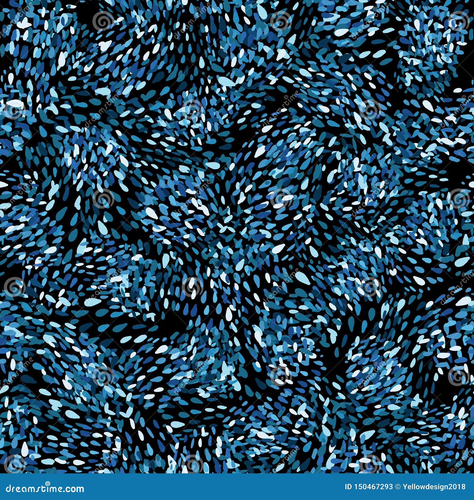 Hand Drawn Chaotic Dots Seamless Pattern. Abstract Shapes Background ... Hand Drawn Chaotic Dots Seamless Pattern. Abstract Shapes Background ...