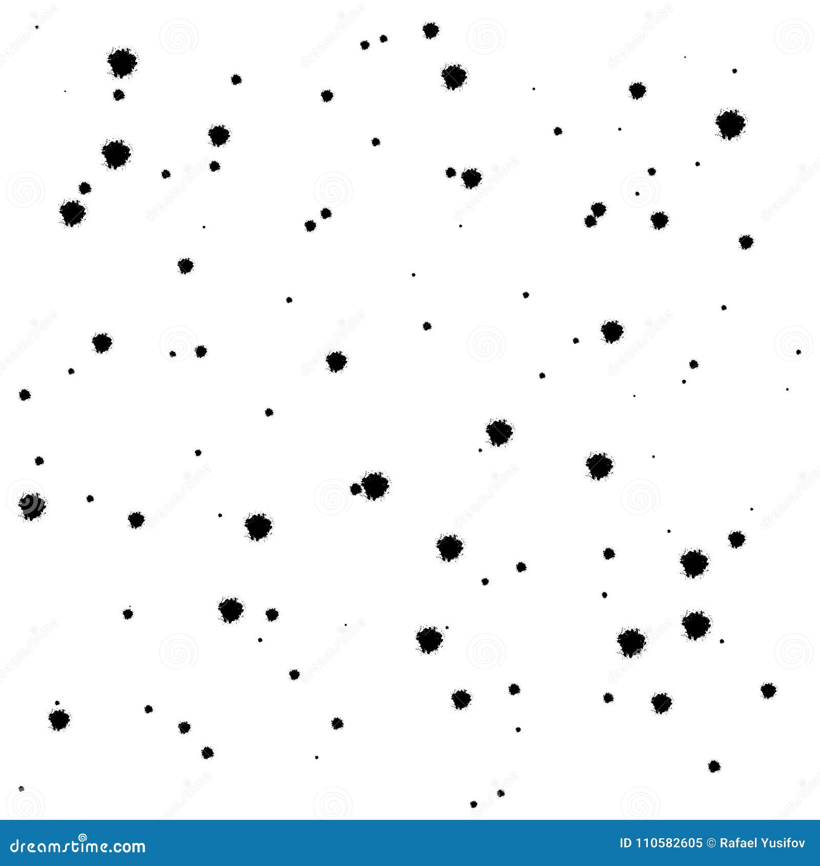 Hand Drawn Chaotic Dots, Spots and Blobs Vector Seamless Pattern. Stock ... Hand Drawn Chaotic Dots, Spots and Blobs Vector Seamless Pattern. Stock ...