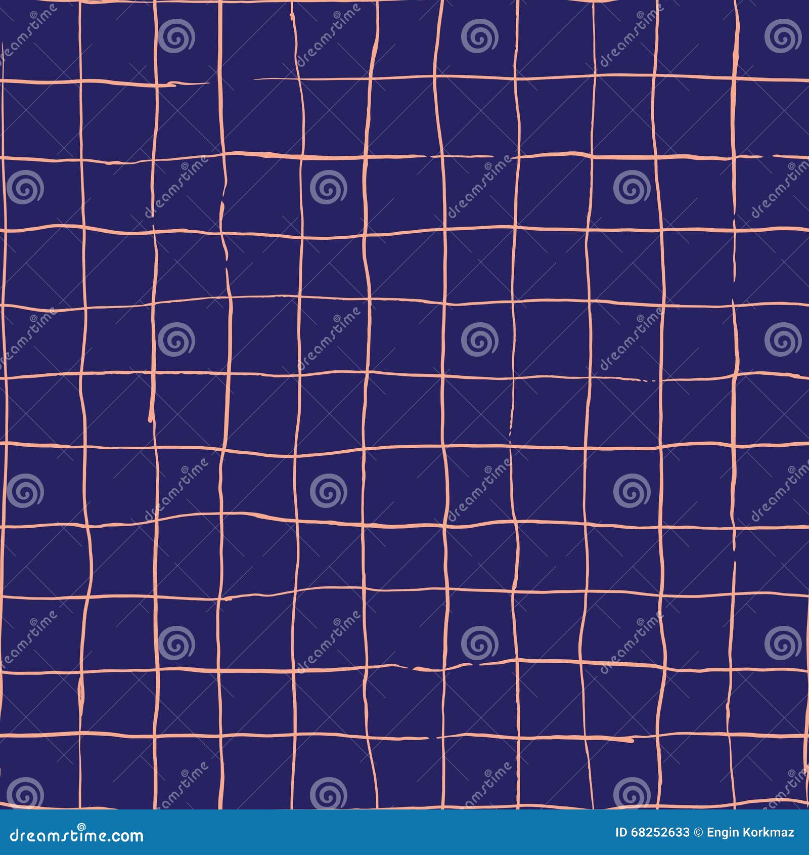 Hand Drawn Checkered Grip Seamless Vector Pattern Stock Vector ...