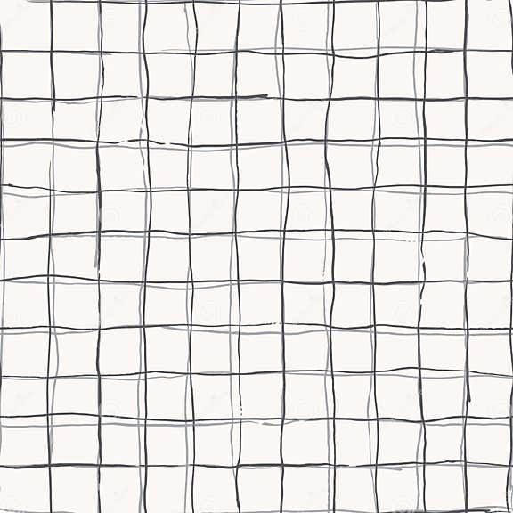 Hand Drawn Checkered Grip Seamless Vector Pattern Stock Vector ...