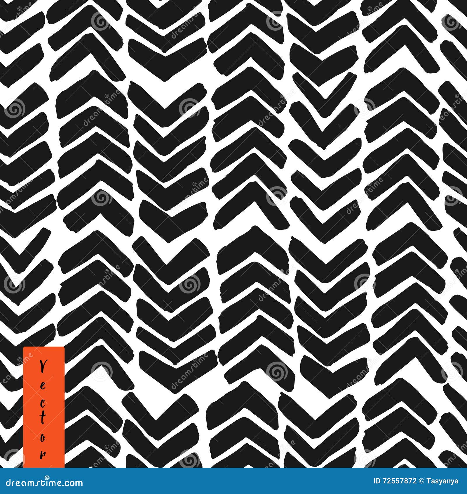 Hand drawn chevron. stock illustration. Illustration of knitted - 72557872