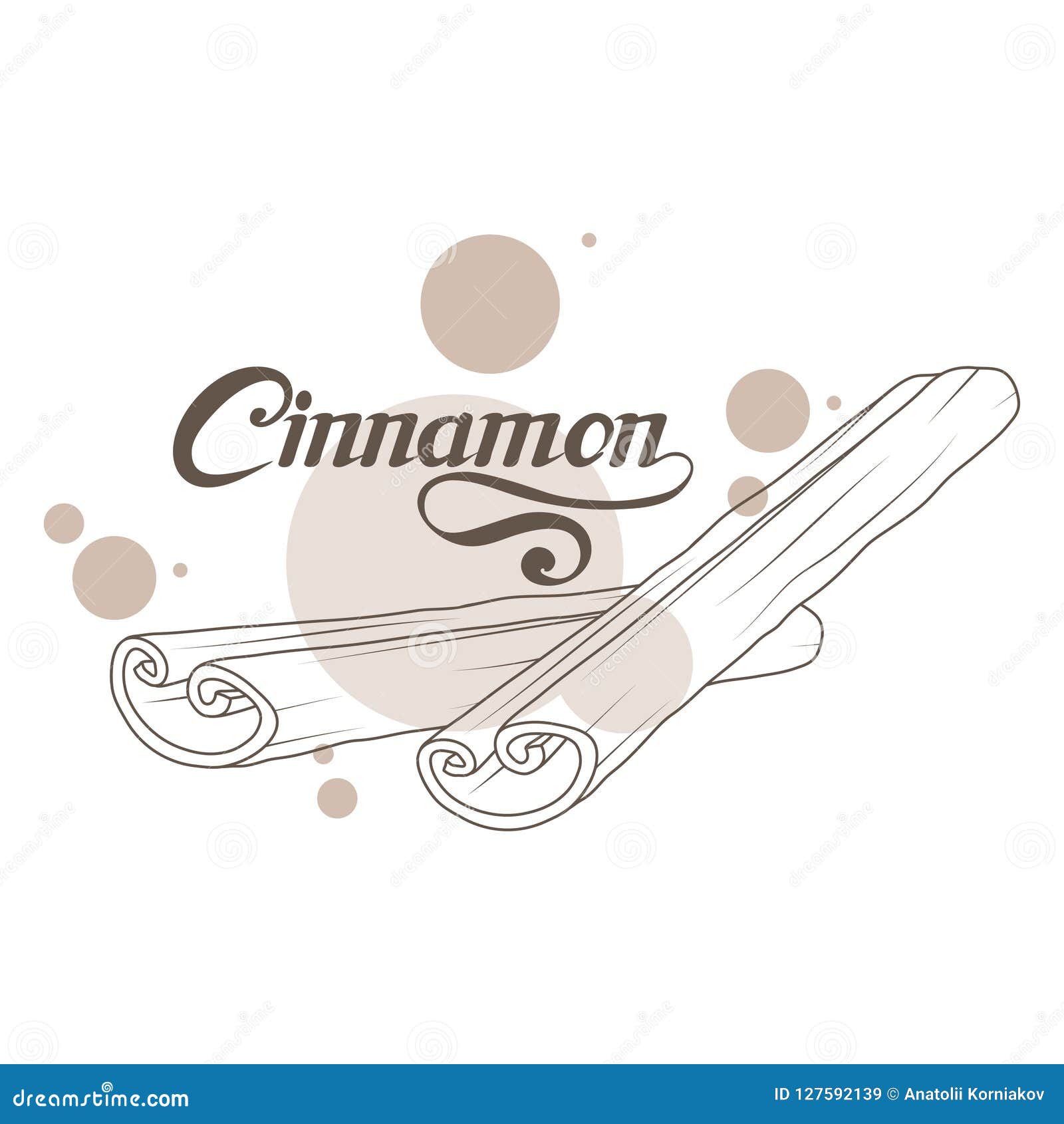 Hand Drawn Cinnamon Sticks, Spicy Ingredient, Cinnamon Logo, Healthy ... Hand Drawn Cinnamon Sticks, Spicy Ingredient, Cinnamon Logo, Healthy ...