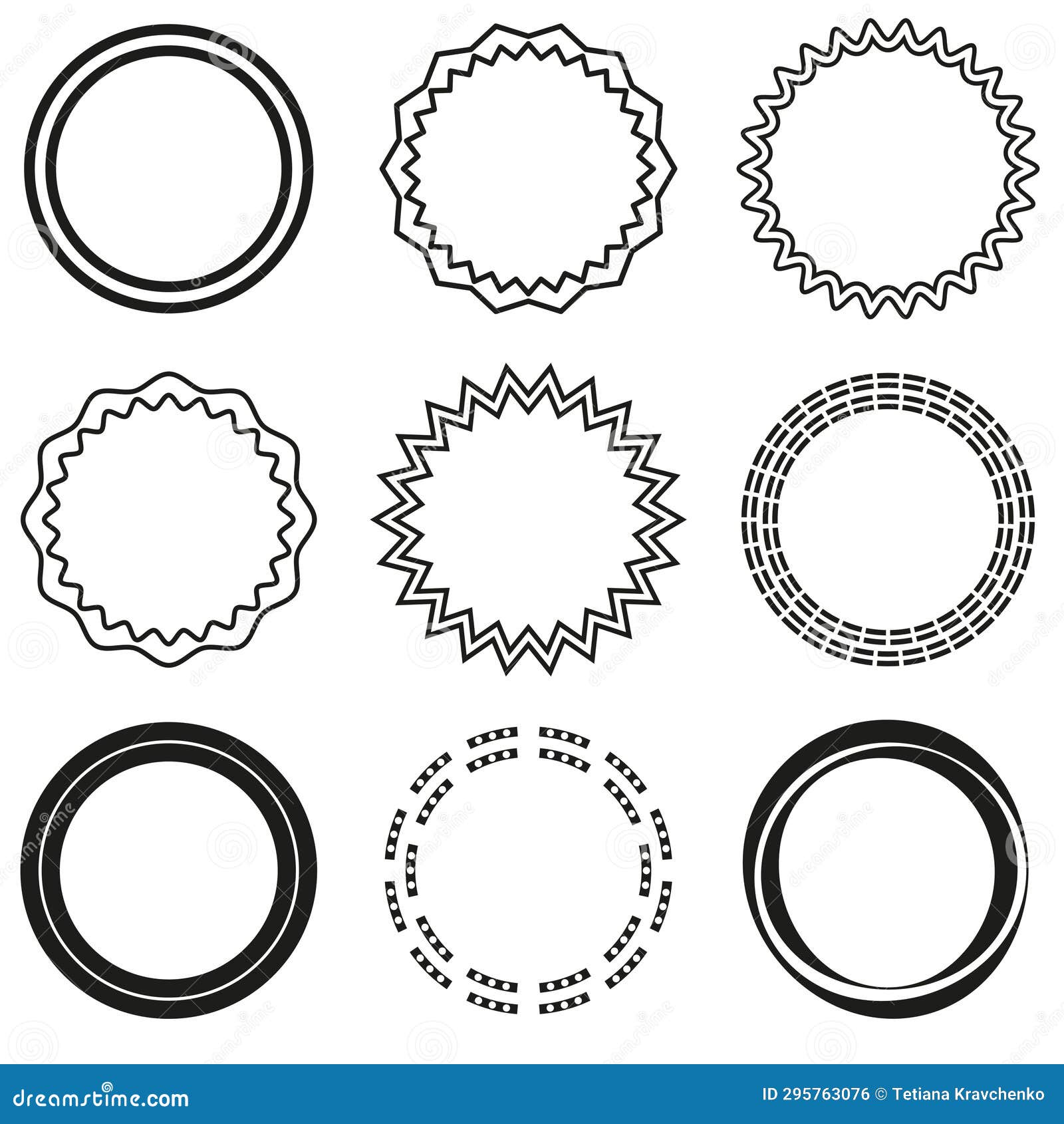 Hand Drawn Circle. Stock Image. Vector Illustration Stock Vector ...