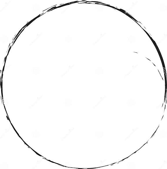 Hand Drawn Circles Line Sketch. Vector Doodle Round Circles. Stock ...