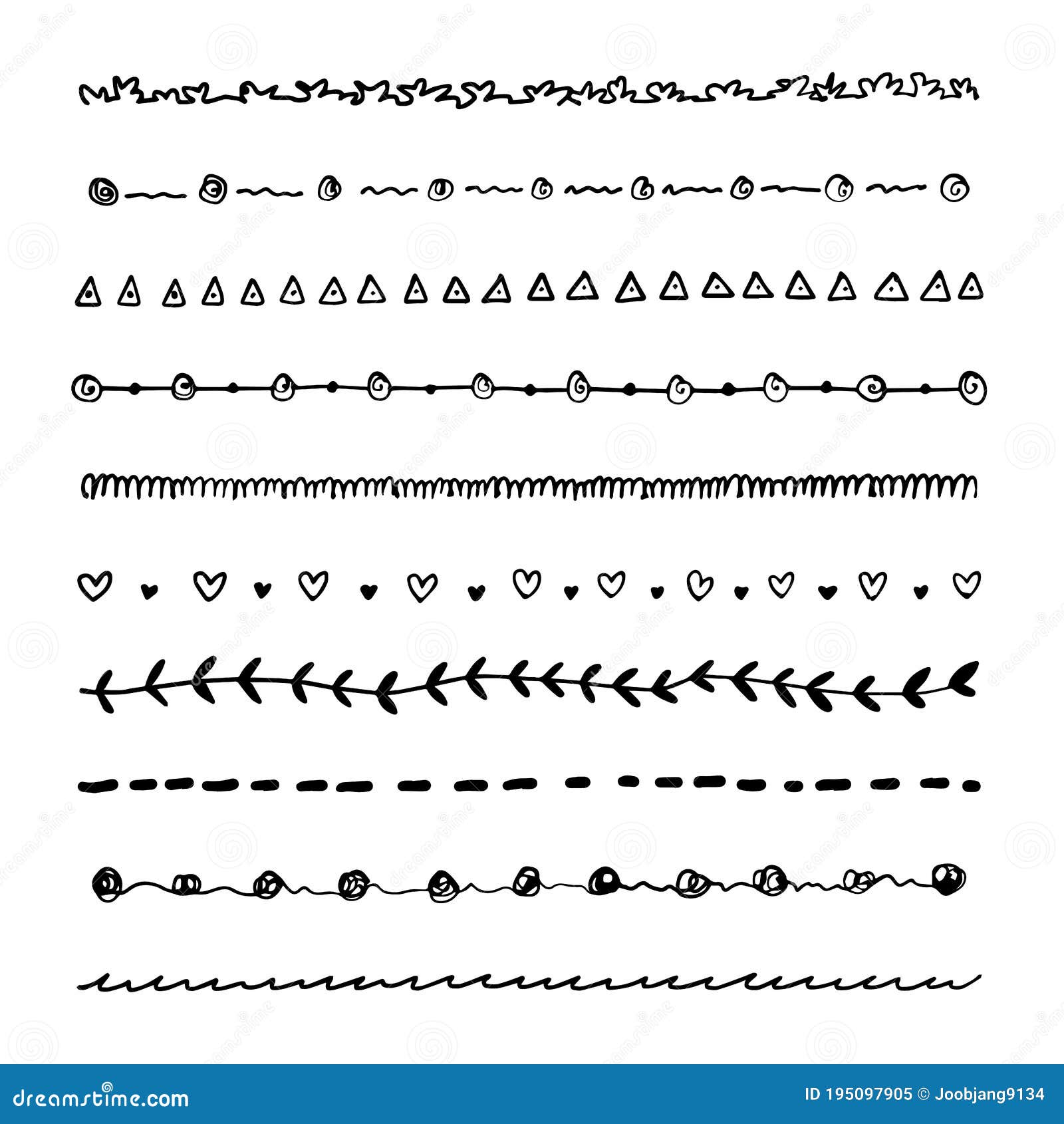 Doodle Line Hand Drawn 05 stock vector. Illustration of geometric ...
