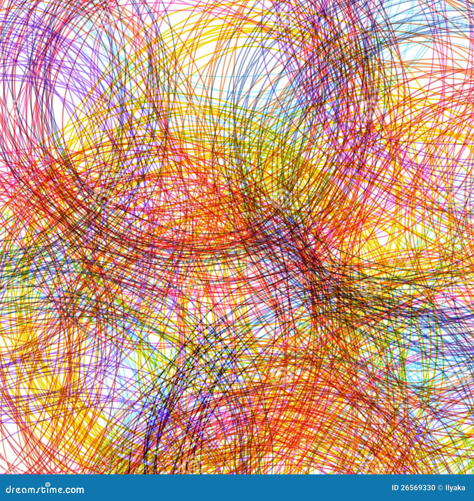 Hand Drawn Colorful Background, Abstract Illustrat Stock Photo - Image ...