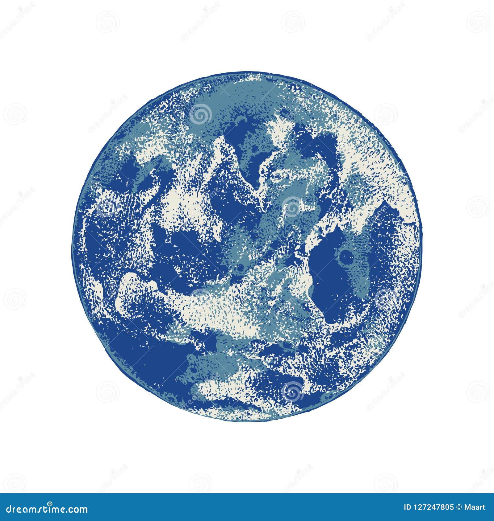 Hand Drawn Earth Planet. Sky View Stock Vector - Illustration of ... Hand Drawn Earth Planet. Sky View Stock Vector - Illustration of ...