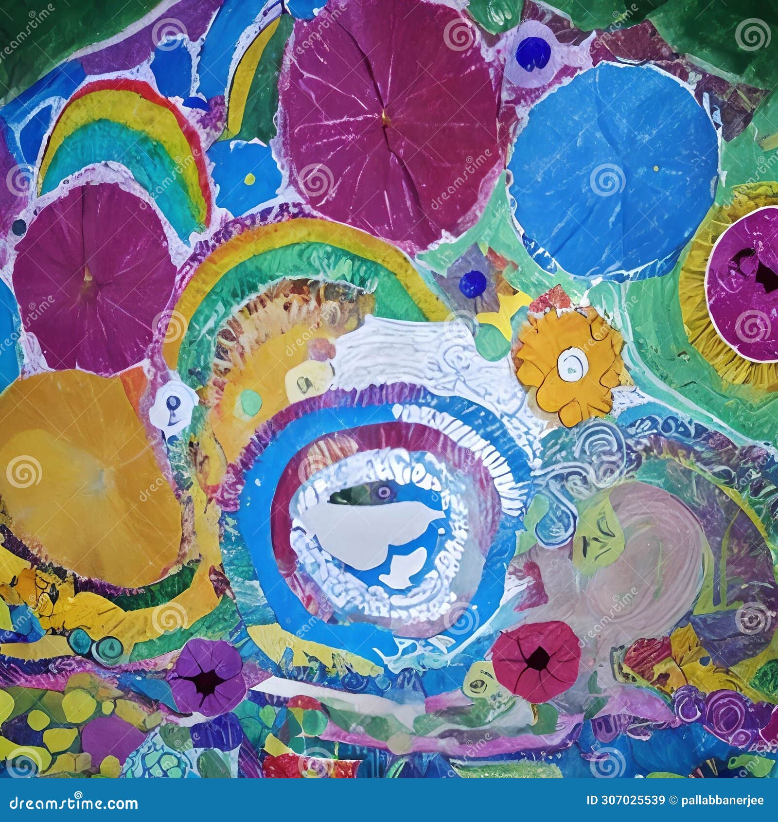 Hand Drawn Colorful Vector Illustration Stock Illustration ...