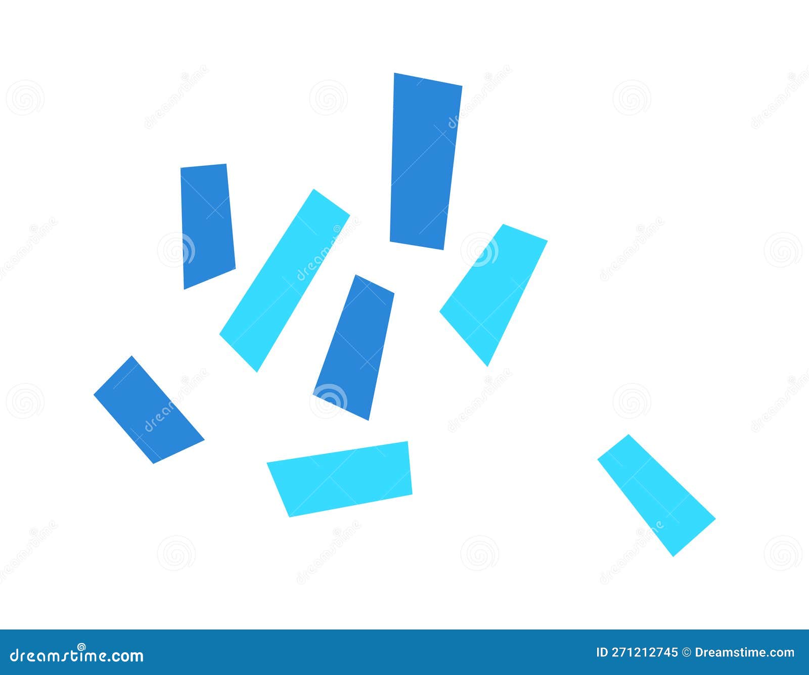 Hand Drawn Confetti Abstract Design Element Decor Stock Vector ...