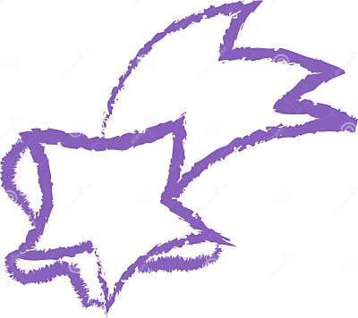 Hand Drawn Crayon Star stock illustration. Illustration of texture ...
