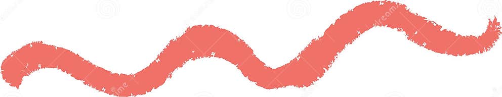 Hand Drawn Crayon Waves Line Stock Illustration - Illustration of ...