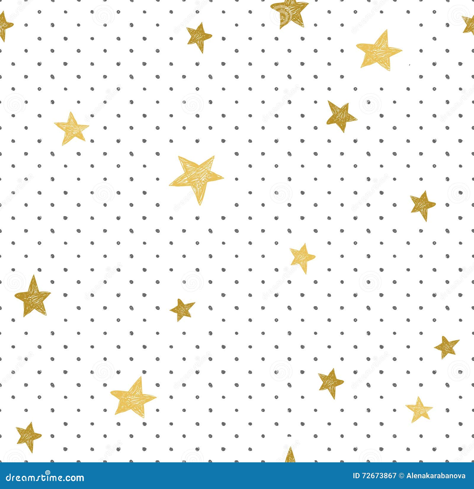 Hand Drawn Creative Background. Simple Minimalistic Seamless Pattern ...