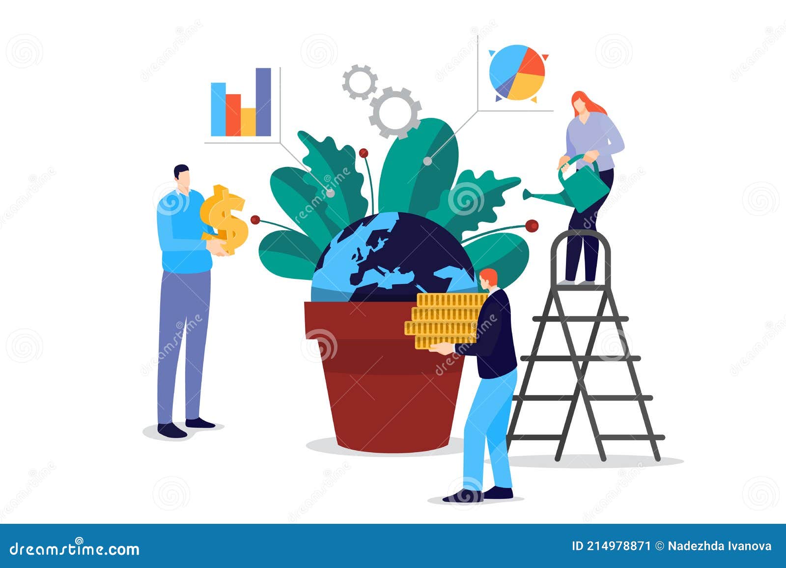 Hand Drawn Csr Concept Illustrated Vector Illustration. Stock Vector ...