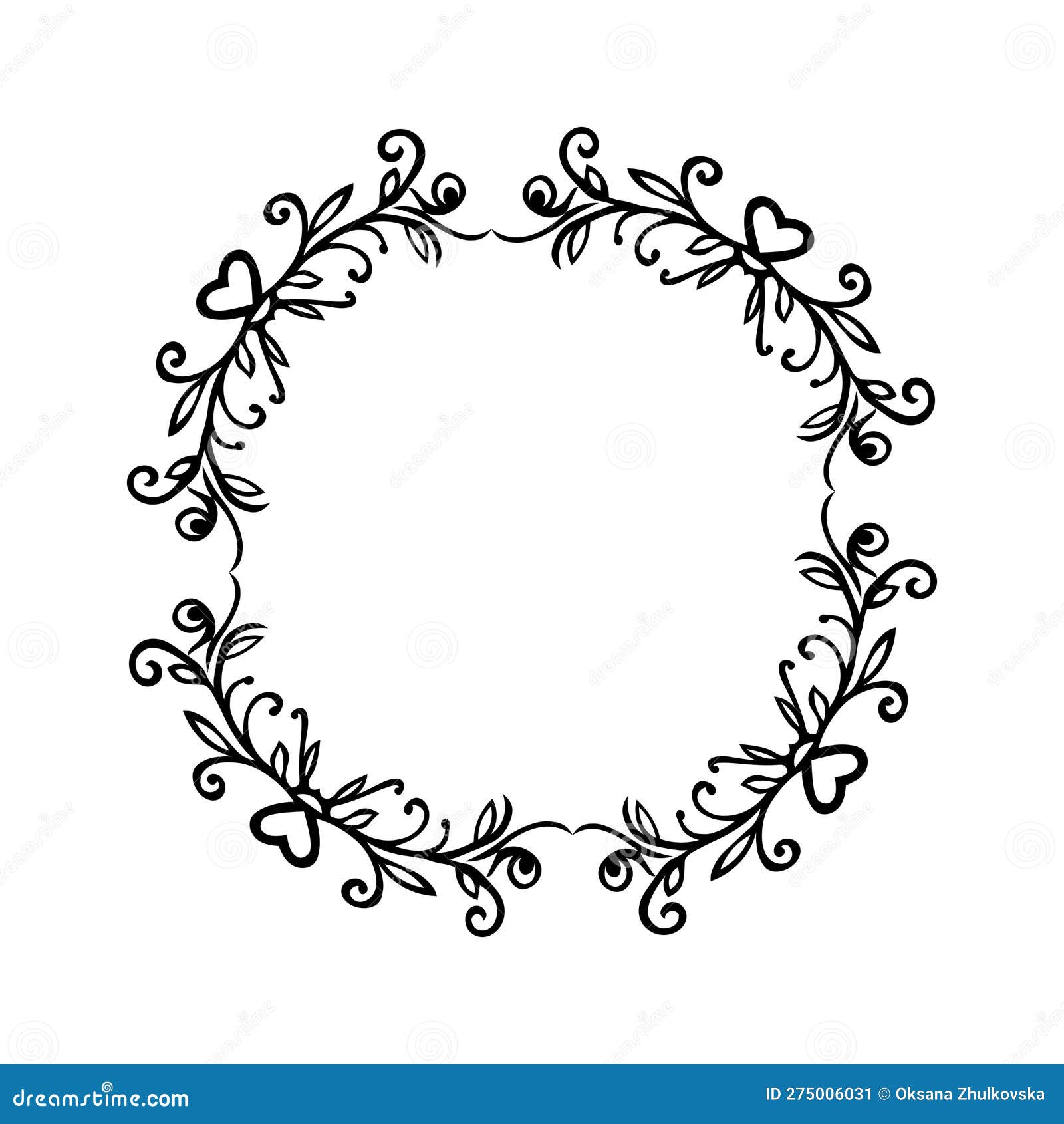 Hand Drawn Curve Decor, Ornate Frames and Borders Stock Illustration ...