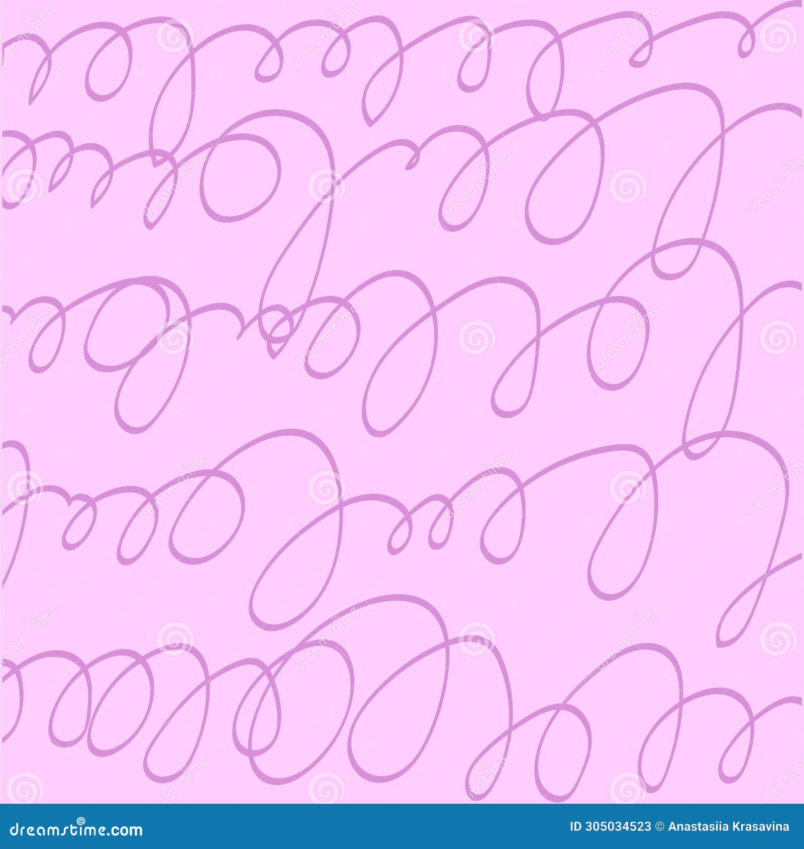 Hand Drawn Cute Squiggle Grid. Doodle Lilac, Purple, Violet, Lavender ...